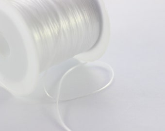10 Yards Elastic Cord, 5mm Width White Elastic Flat Belt Stretchy ...