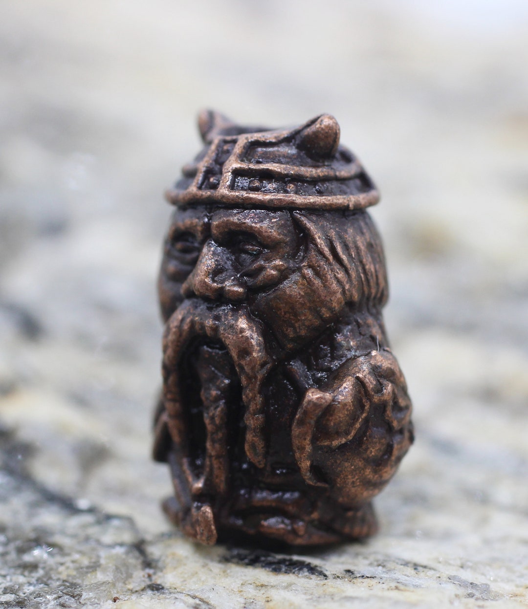 Antique Copper Viking Paracord Beads, Lanyard Beads, EDC Beads, Knife ...