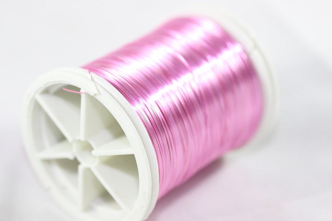 Pink Filigree Wire, Jewellery Wire 0.3mm 28 Gauge, 47 - 48 Meters/ 155 ...