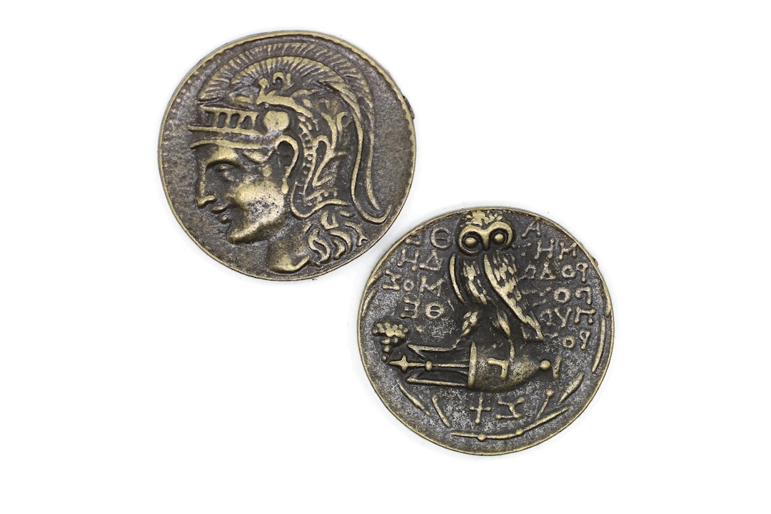 Roman Women With Helmet Antique Bronze Coins, 26.5mm Roman Empire ...