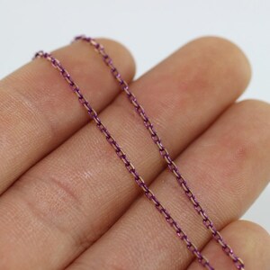 1.8x3 Mm Purple Chain Link, Brass Chains, Loose Chain, Gold Chain ...