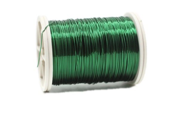 Forest Green Wire 26 Gauge 0.4 Mm 25 Yard 23 Meters Dead - Etsy