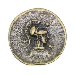 Spartan Coins, Antique Bronze Gladiator Coins, 41 Mm Roman Empire ...