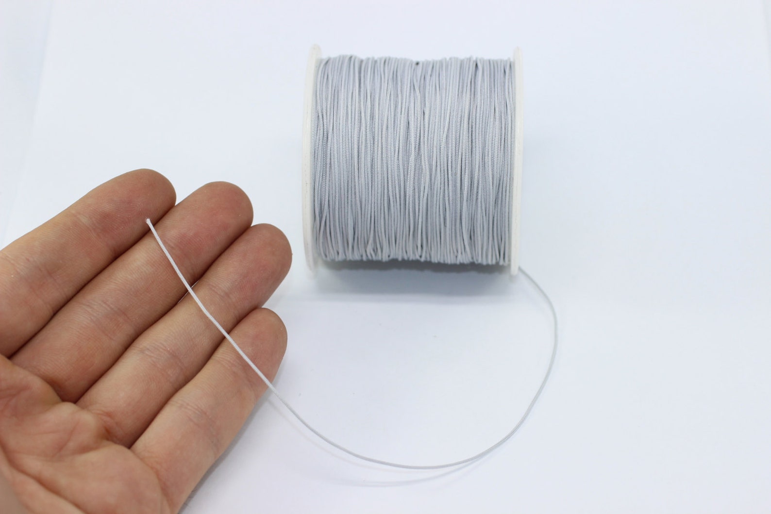 100 M / 110 Yard 0.6 Mm Knotting Cord Grey Beading Cord - Etsy