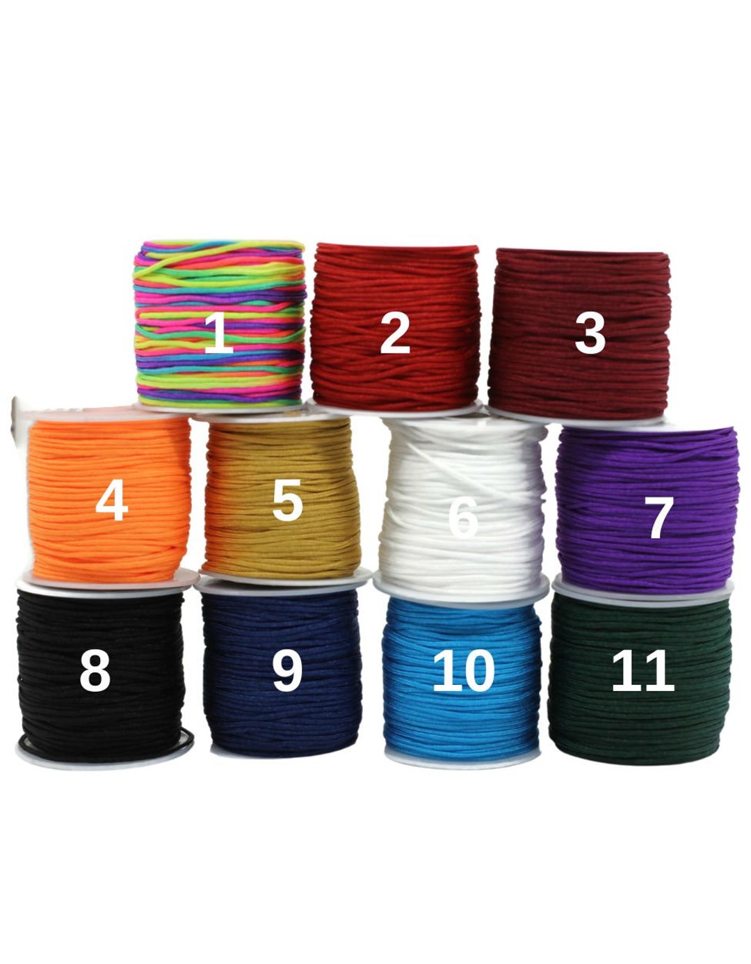 1.5 MM Chinese Knot Nylon Cord, 49 Yards Spool Macrame Bracelet Cording ...