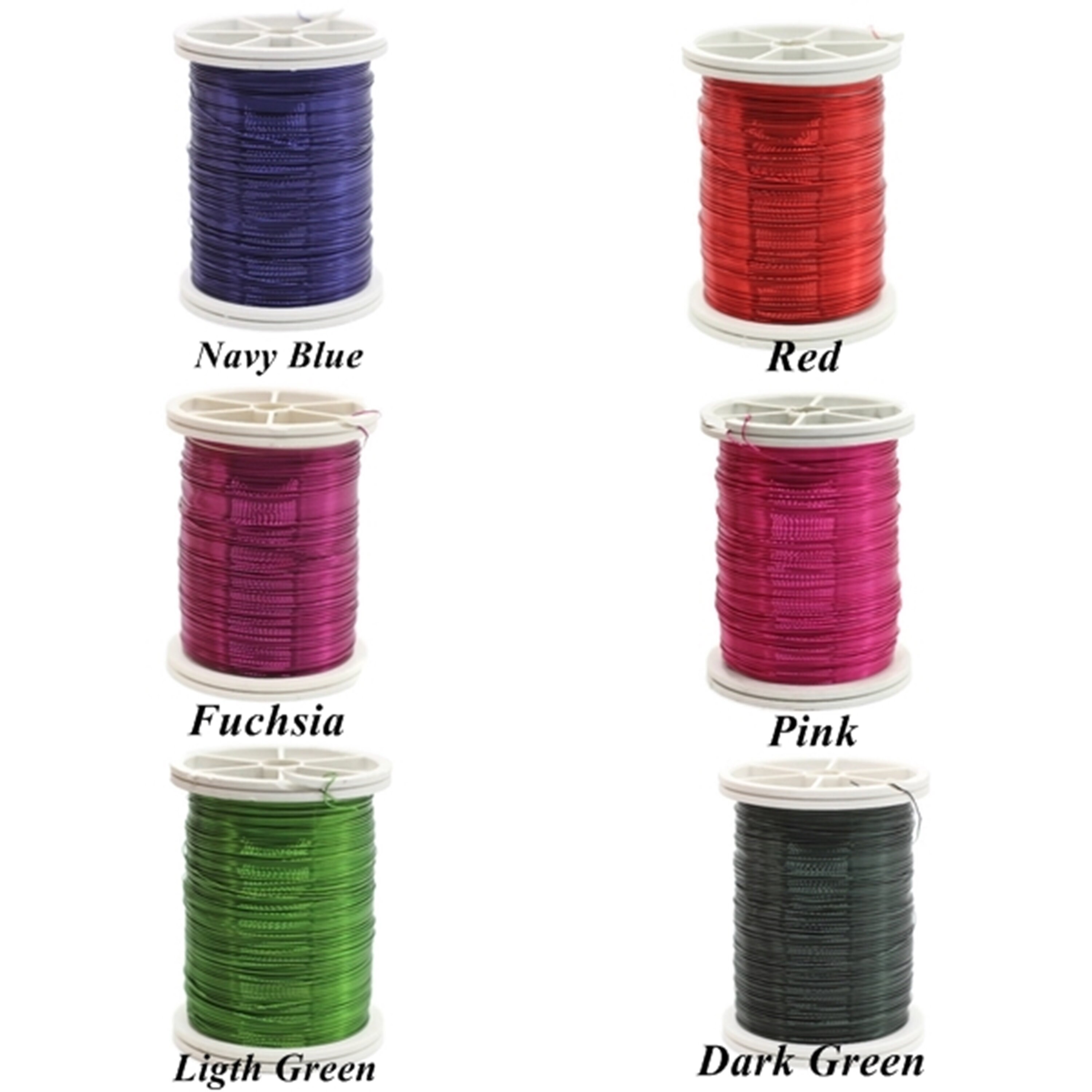 Yellow Wire 28 Gauge (0.3 Mm) 52 Yard 48 Meters Craft Wire,colorful ...