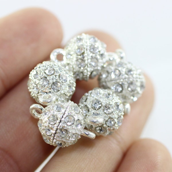 Rhinestone Magnetic Clasp - Etsy