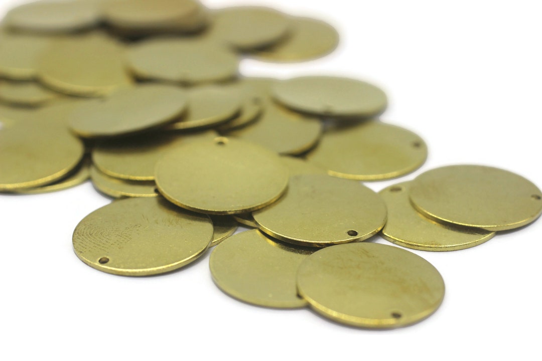 0.8x20mm Raw Brass Disc, Solid Brass Disc, Round Stamping Discs ...