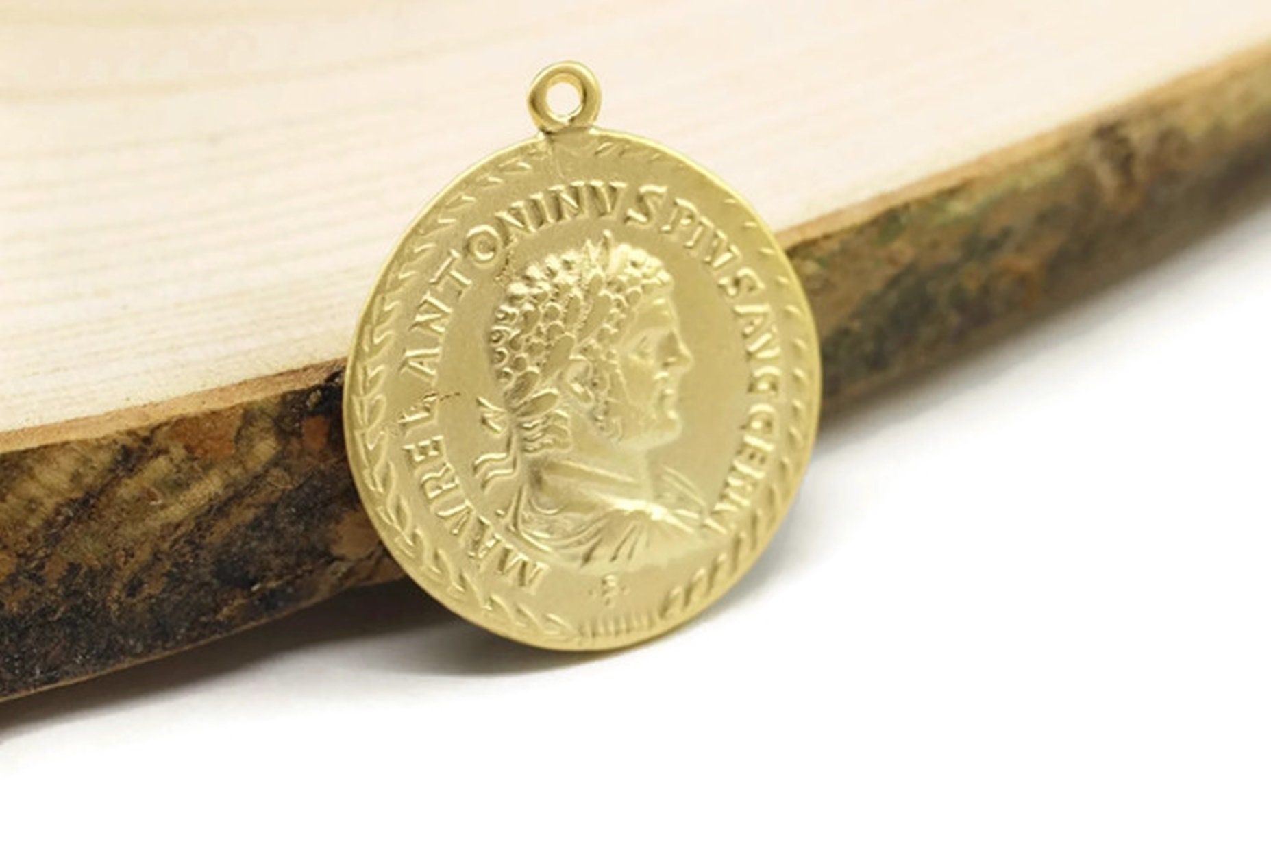 Ancient Greek Coin Pendant Gold Pendant Gold Coin Charms - Etsy