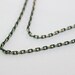 1.5x2.5 Mm Dark Green Chain Link, Brass Chains, Loose Chain, Gold Chain ...