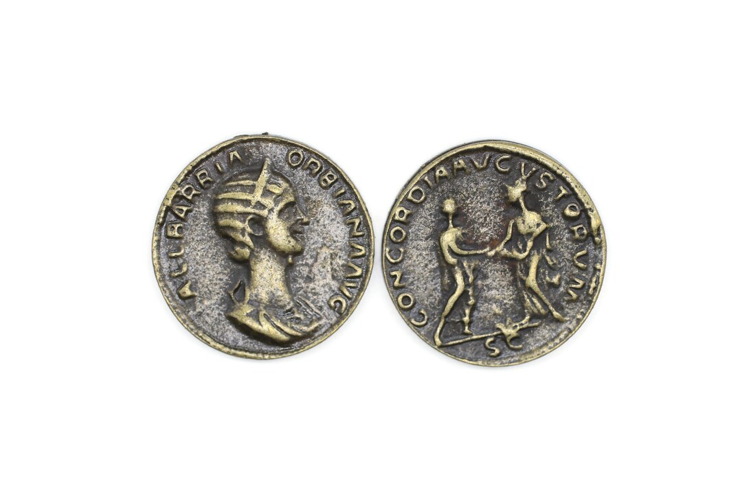 Roman Imperial Coins of Orbiana Antique Bronze Coin, 28mm Roman Empire ...