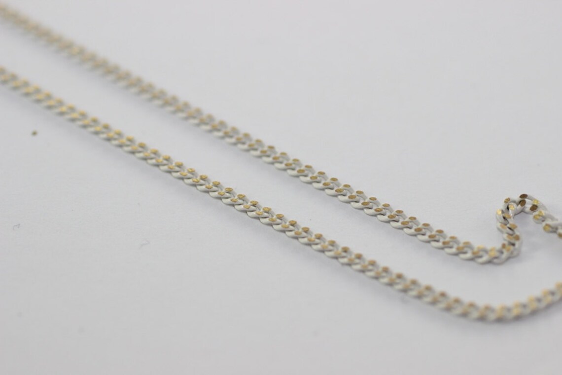 1.5mm White Chain Link, Brass Chains, Loose Chain, Gold Chain, - Tiny ...