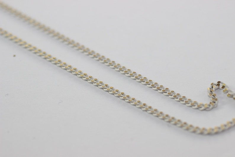 1.5mm White Chain Link Brass Chains Loose Chain Gold Chain - Etsy