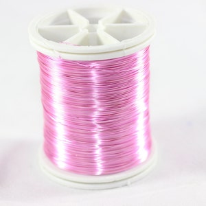 Pink Filigree Wire, Jewellery Wire 0.3mm 28 Gauge, 47 - 48 Meters/ 155 ...