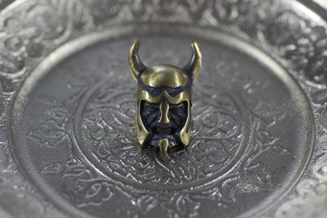 Collectible Vintage Bronze Orc Helmet Beads 19 Mm Helmet - Etsy