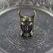 Collectible Vintage Bronze Orc Helmet Beads, 19 Mm Helmet Bracelet ...