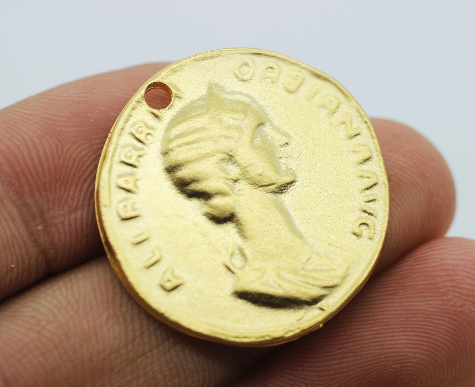 Small Agrippina the Younger Roman Empress Matt Gold Coins - Etsy