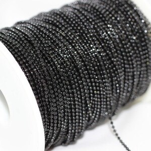 Black Chains, Black 1.20 Mm Ball Chain, Chains, Ball Chains, Tiny Ball ...