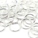 14mm Jump Rings Tiny Jump Ring Connector Silver Plated - Etsy