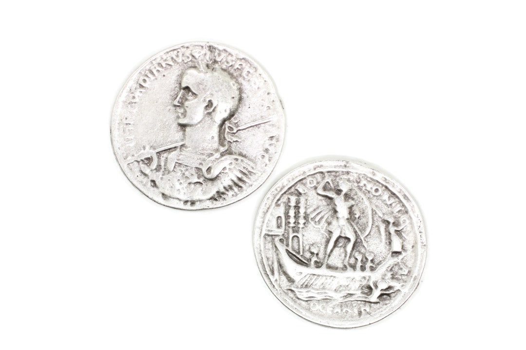 Ancient Roman Emperor Coins Replica Antique Silver Coins, 32 Mm Roman ...