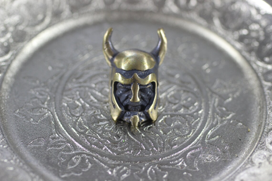 Collectible Vintage Bronze Orc Helmet Beads 19 Mm Helmet - Etsy
