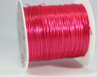 Pink Elastic Cord, 2.5mm Pink Elastic Cord,stretchy Cord,elastic Rope ...