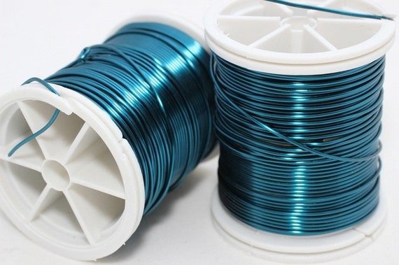 Blue Wire Artistic Copper 26 Gauge 0.4 Mm 75 Feet 23 Meters - Etsy