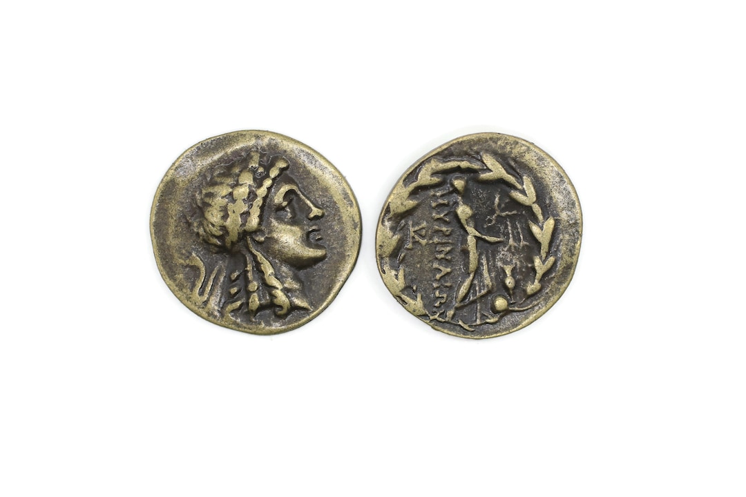 Myrina / Apollo Coins, Antique Bronze Coins, 27 Mm Roman Empire ...