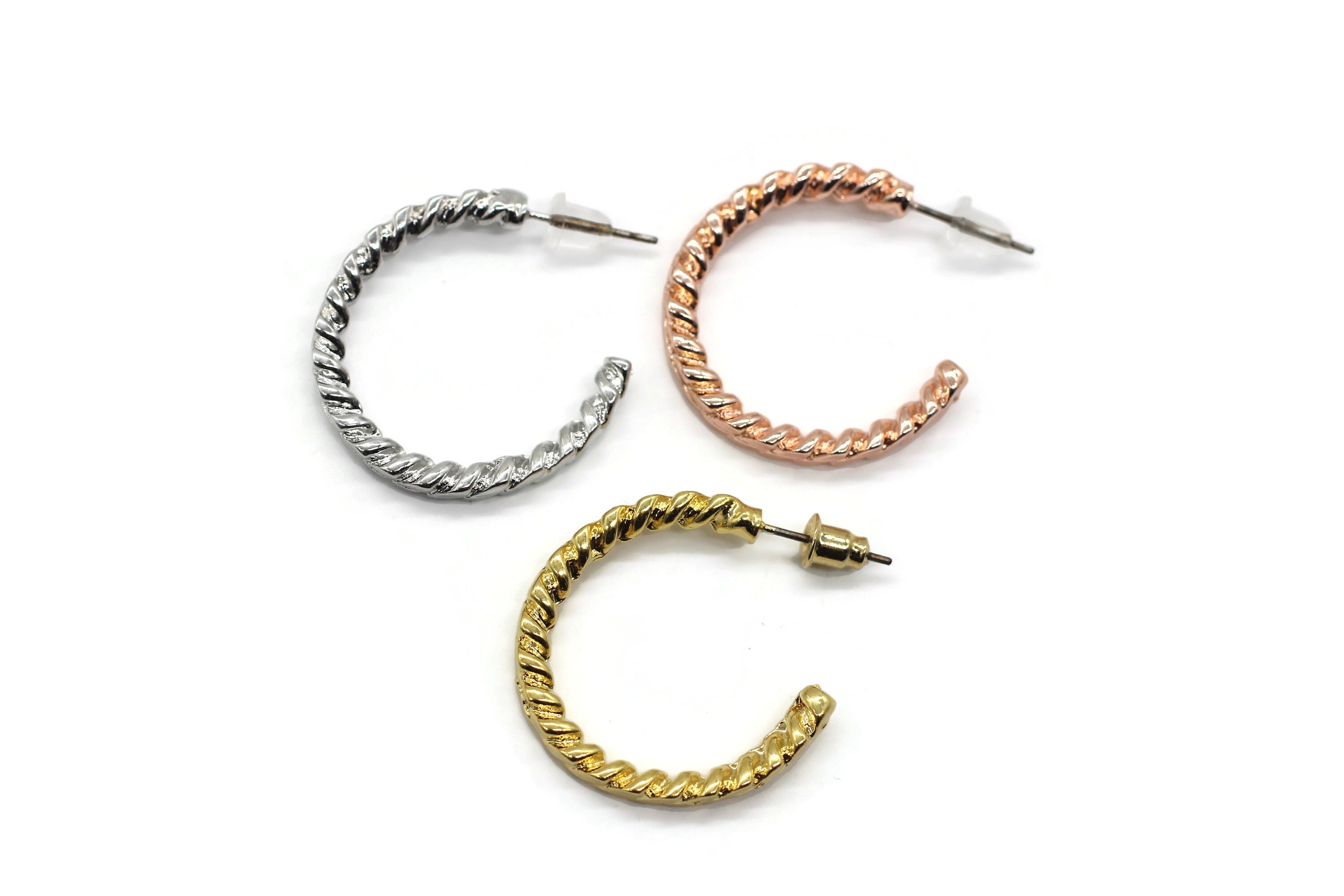 26mm Pick Your Color Wring Design Earrings, Wring Earcuffs, Dainty Ear ...