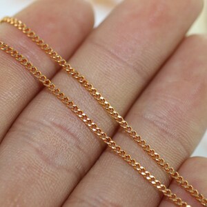 1.5mm Orange Chain Link, Brass Chains, Loose Chain, Gold Chain, - Tiny ...