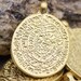 Matt Gold Coin Pendant 29x38mm Greek Coins Egypt Coin - Etsy