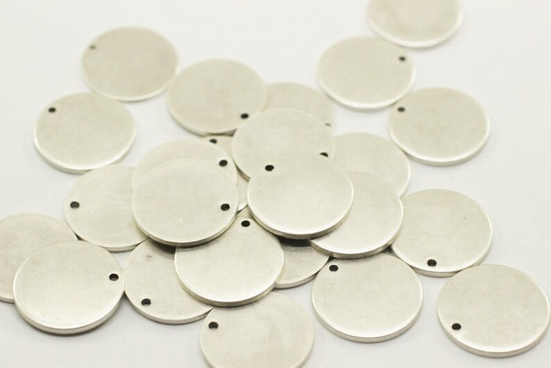 1.4x20mm Matt Silver Discs 20 Mm Disc Blank Discs Round - Etsy