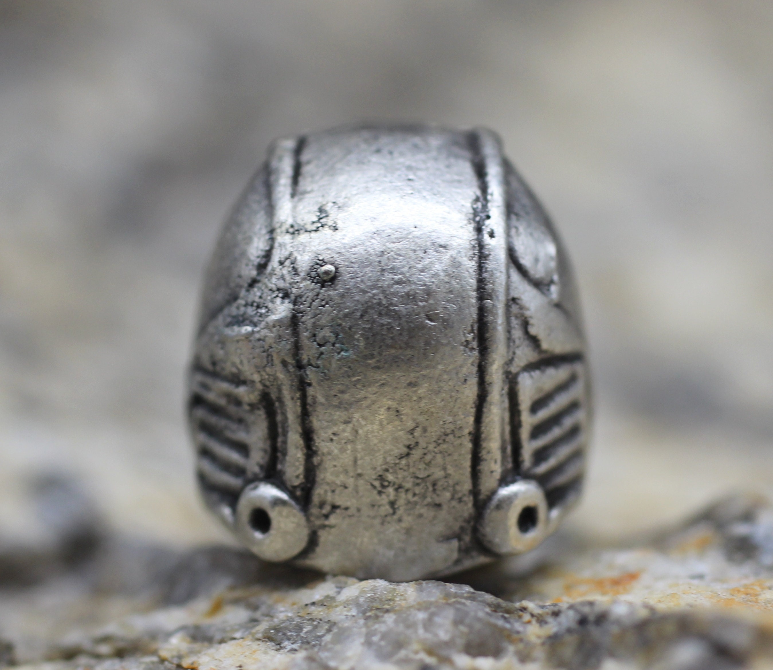 Matt Silver Bane Knife Beads Lanyard Bead Paracord Beads - Etsy