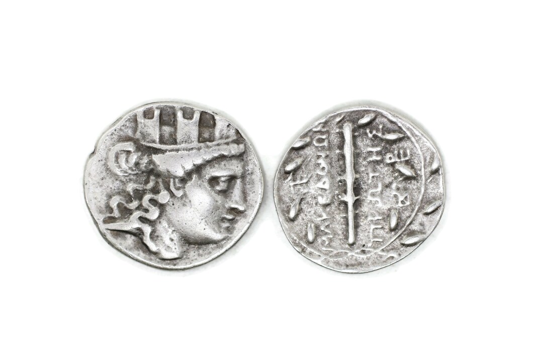 Antique Silver Ionia Coins, Smyrna Coins, 25 Mm Roman Empire Artifact ...