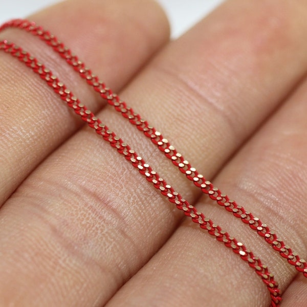 Red Chain - Etsy