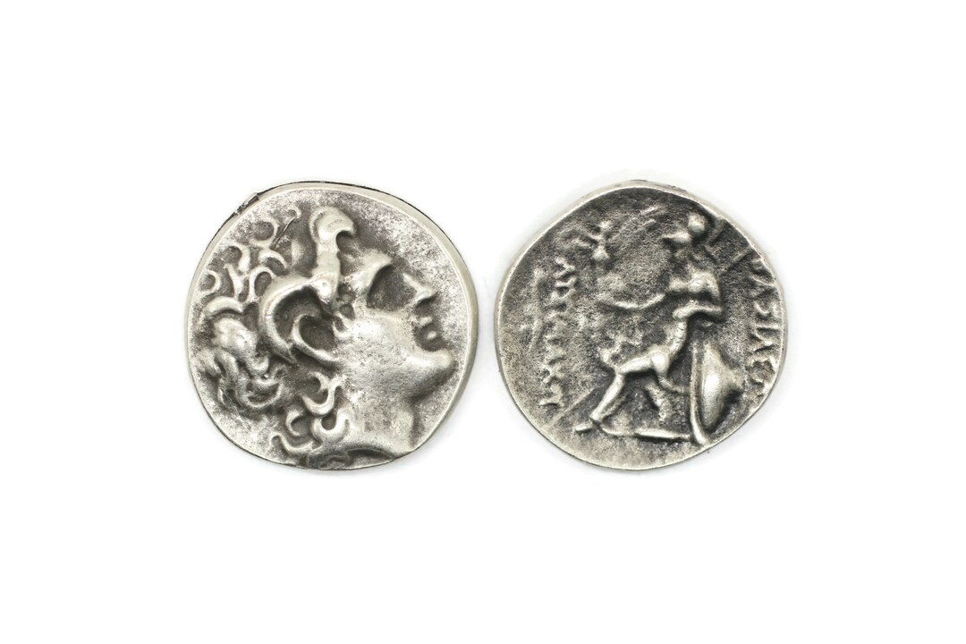 Kings of Thrace Antique Silver Lysimachus Coins, 25 Mm Roman Empire ...