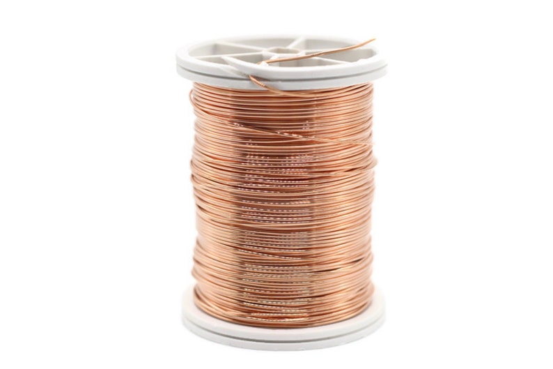 Raw Copper Wire 22 Gauge (0.6 Mm) 13 Yard 12 Meters, Craft Wire, Craft ...