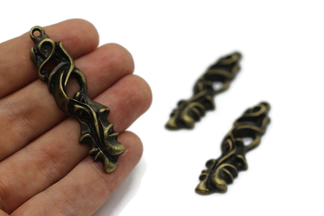 Antique Bronze Traditional African Charms, Necklace Charm | DIY Jewelry ...