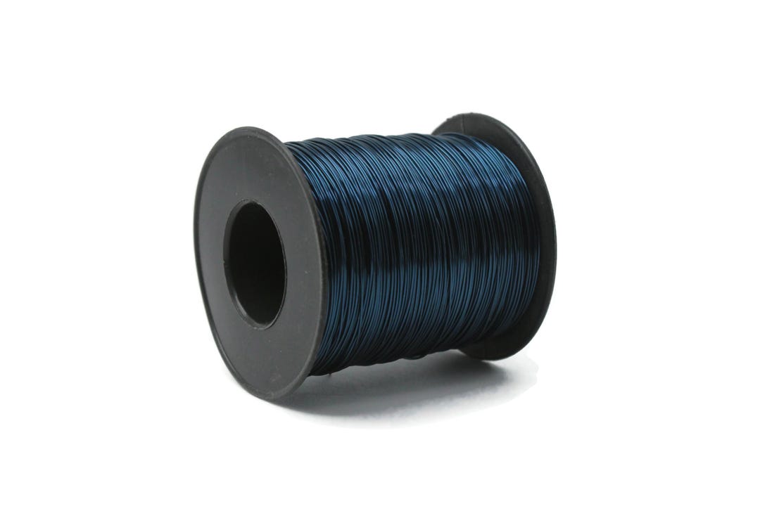 1295 Feet Blue Copper Wire, Dead Soft Artisan Wire Wrap 22 Gauge (0.6 ...