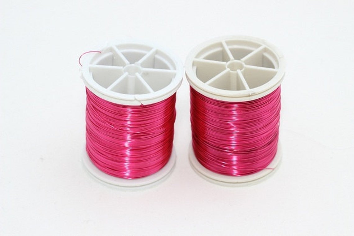 Pink Wire Artistic Copper 18 Gauge (1 Mm) 16 Feet 5 Meters, Craft Wire ...