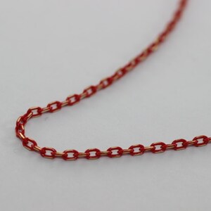 1.5x2.5 Mm Red Chain Link, Brass Chains, Loose Chain, Gold Chain ...