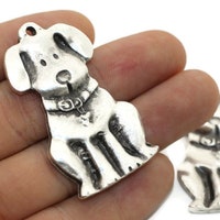 I Love Dogs Stainless Steel Charm,personalized Dog Pet Engraved Charms ...