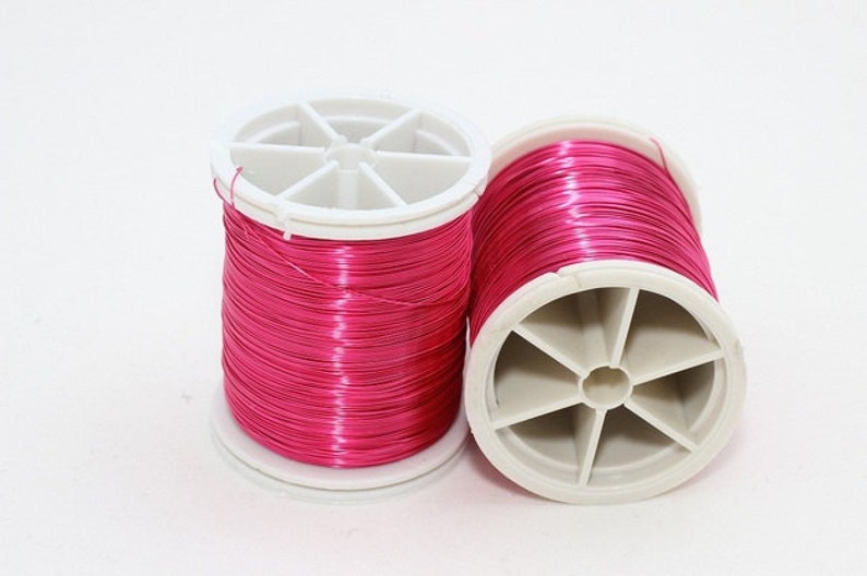 Pink Wire Artistic Copper 18 Gauge (1 Mm) 16 Feet 5 Meters, Craft Wire ...