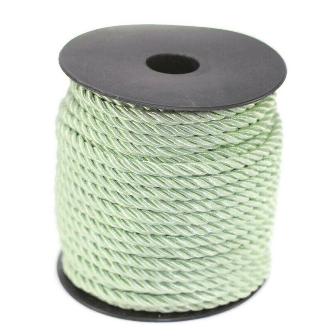 Mint Green Rayon Rope 4 Mm Green Cord Twisted Braid Cords - Etsy