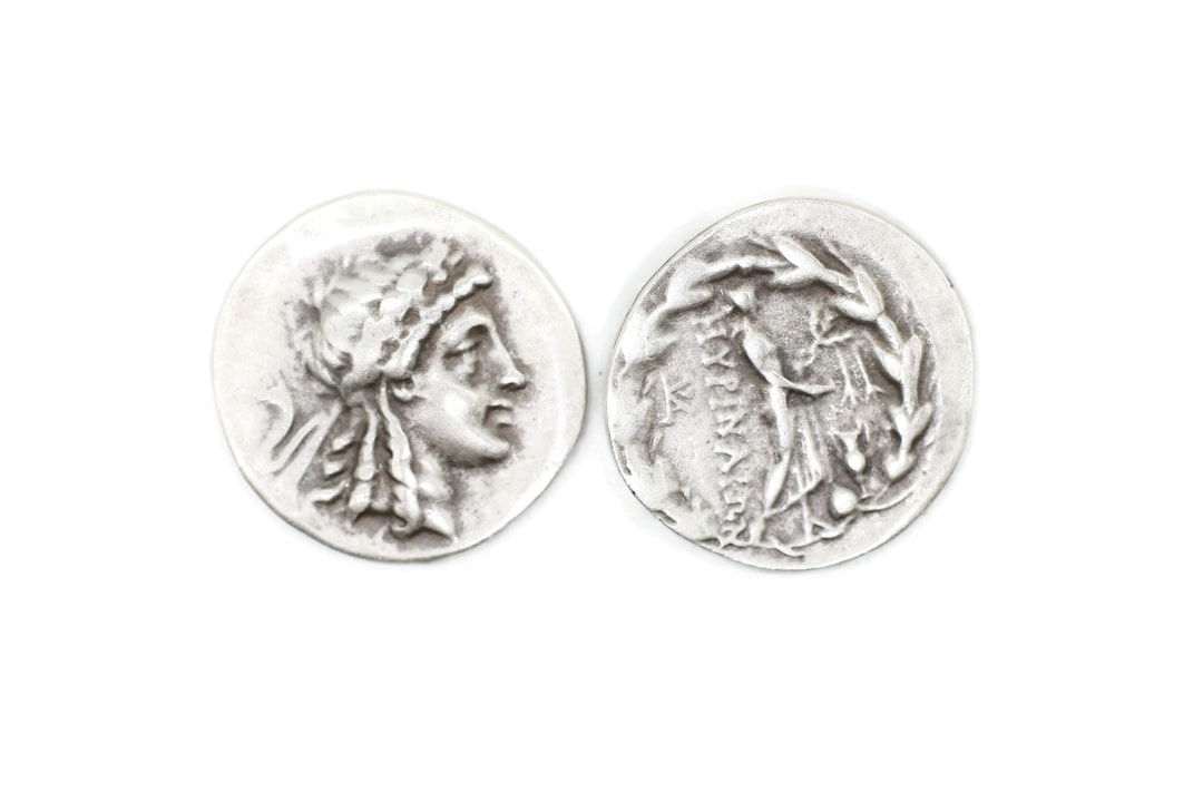 Myrina / Apollo Coins, Antique Silver Coins, 27 Mm Roman Empire ...