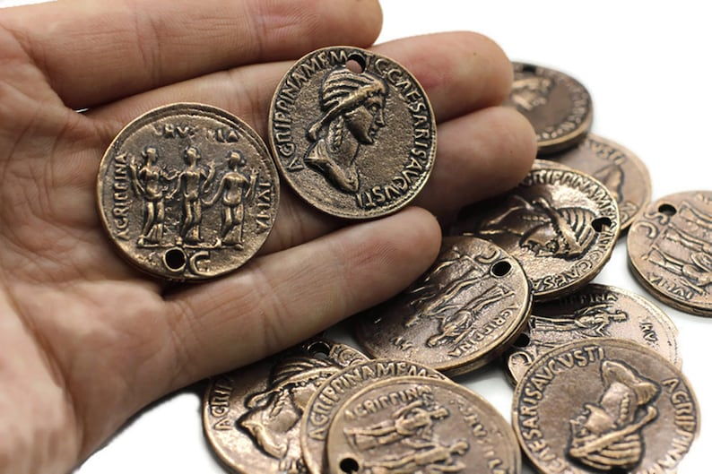 Agrippina the Younger Roman Empress Copper Coins 34 Mm - Etsy