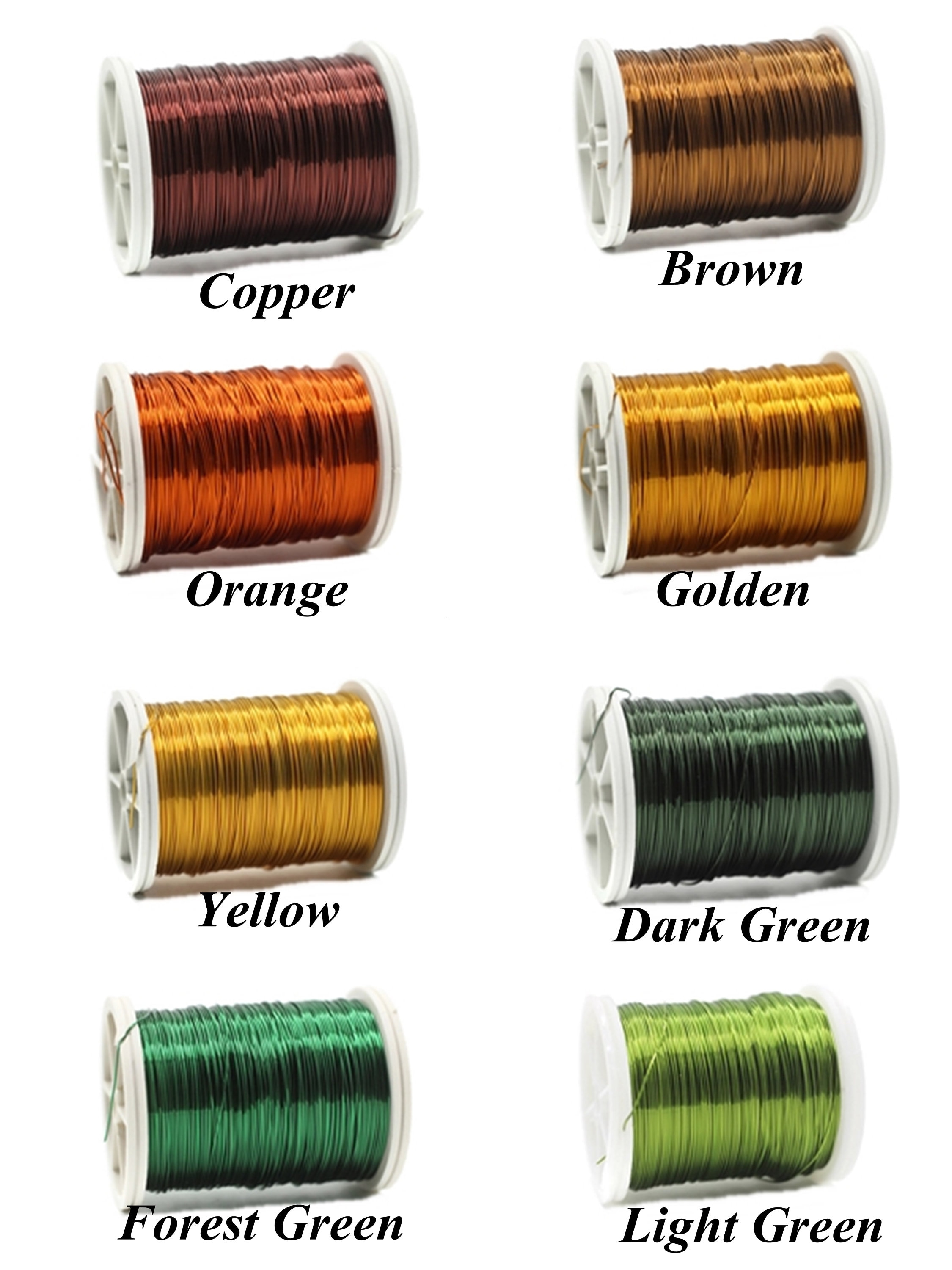 Pick Your Color 26 Gauge (0.4 Mm) 25 Yard 23 Meters, Craft Wire ...
