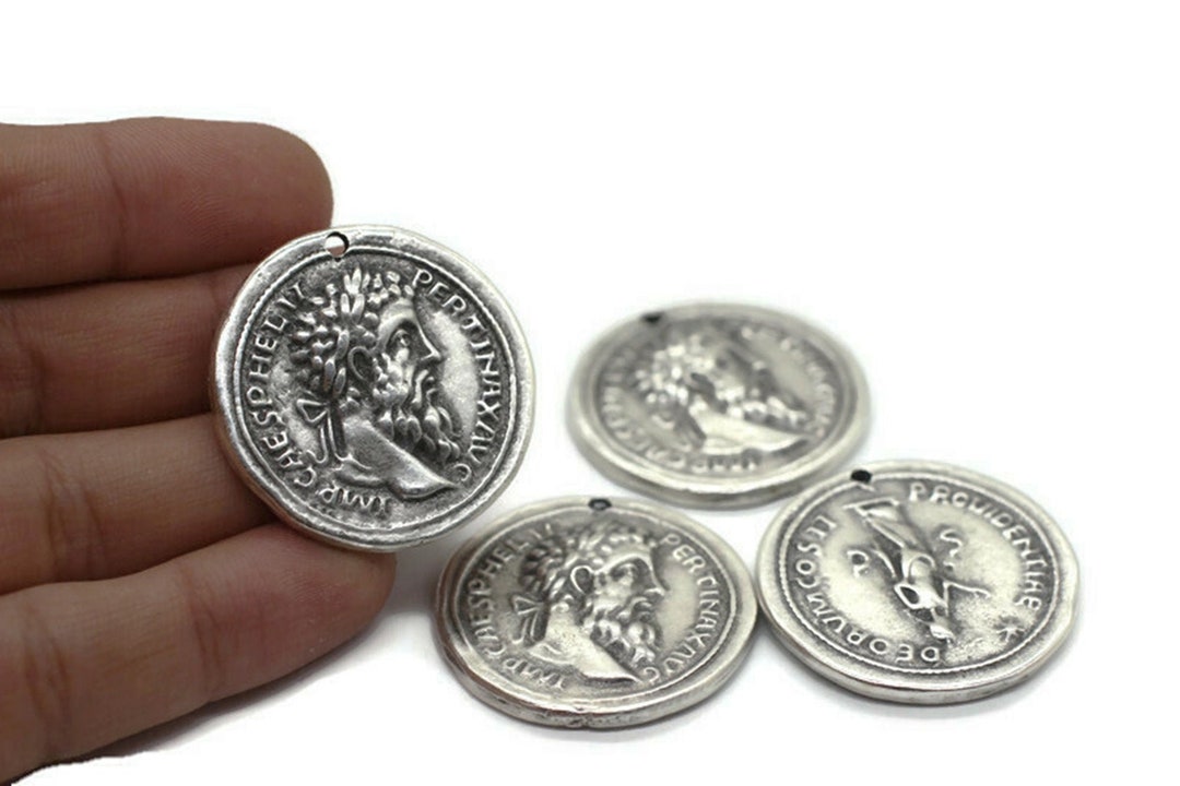 Matt Silver Ancient Greek Coin | Socrates Coin | Ancient Greek Coin ...