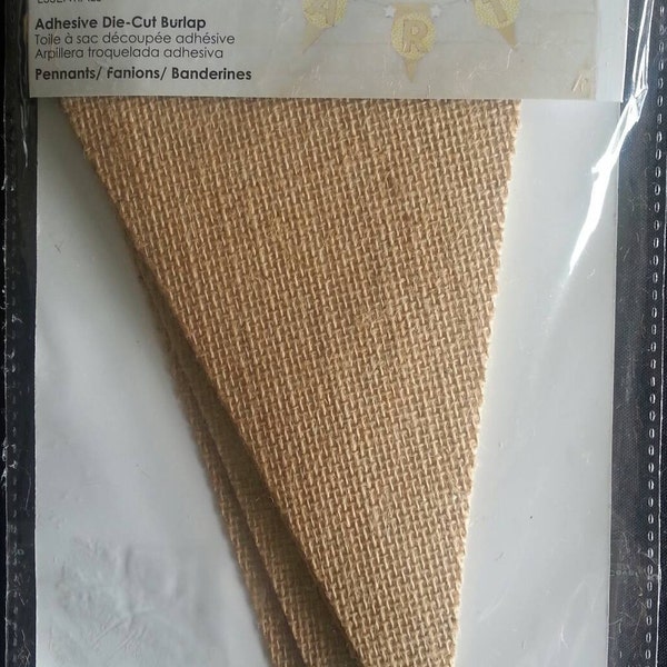 Burlap Triangle - Etsy