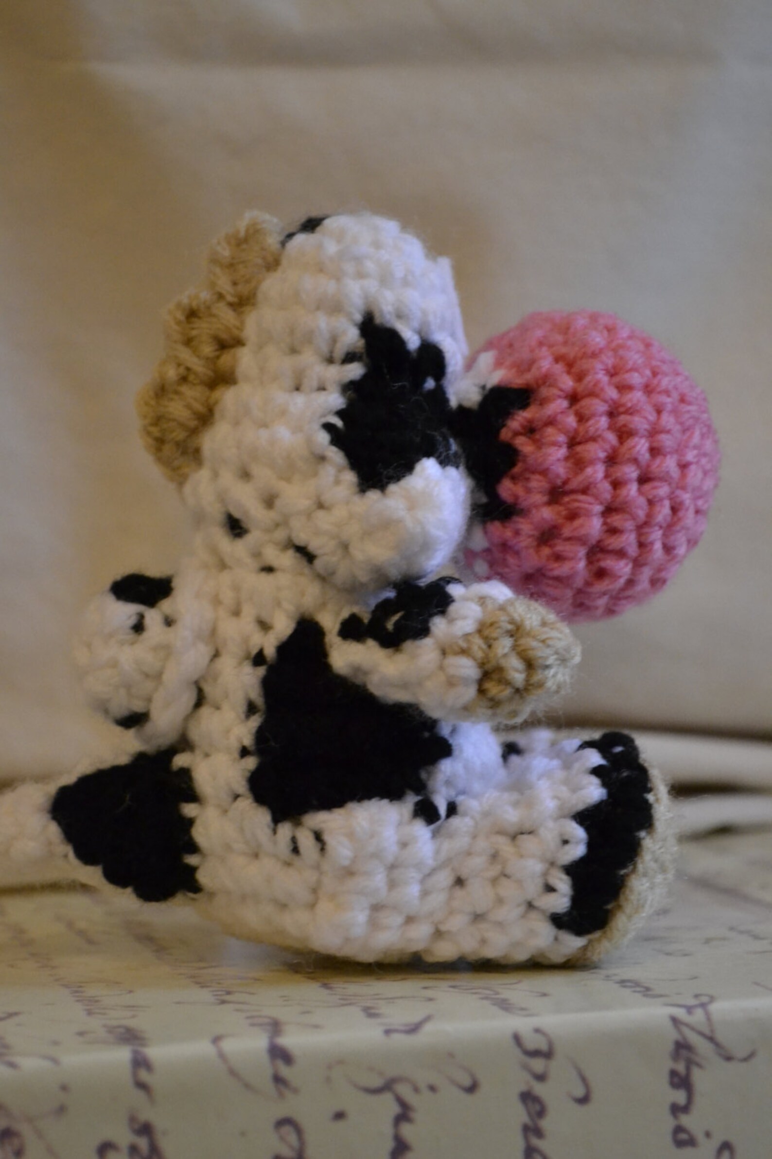 Moo Moo Cow Yarn Yoshi Amigurumi Plushie - Etsy